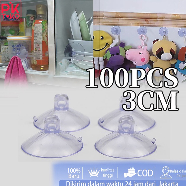 Jual Harga Bersahabat 1pcs Kop Kaca 3cm Cop Tempelan Kaca Karet Cop Dop ...