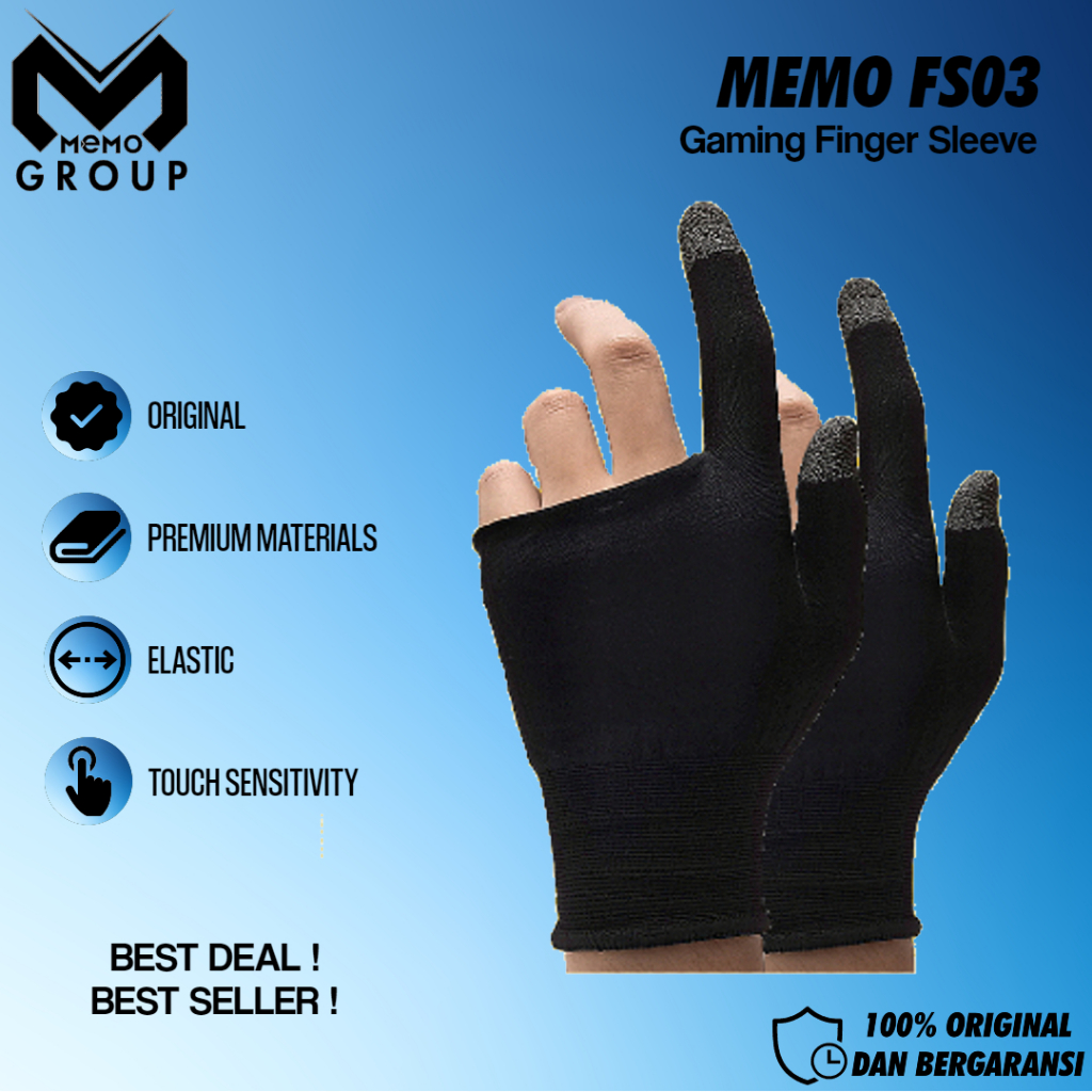Jual MEMO Gaming Gloves Finger Sleeve FS03 For Gaming Original | Shopee Indonesia