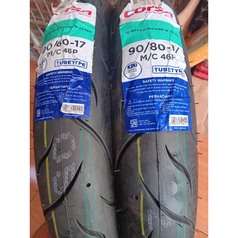 Jual BAN LUAR CORSA TERMINATOR(90/80×17) | Shopee Indonesia