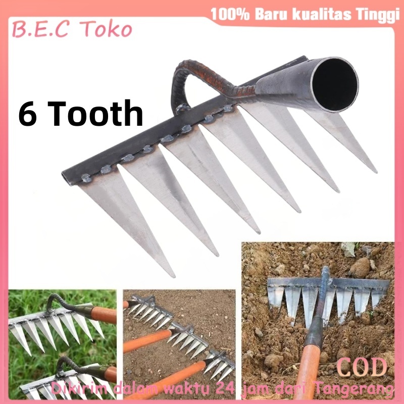 Jual Rake Cangkul Besi/Weeding Garu Harrow/Gardening Hoe/Penyiangan ...