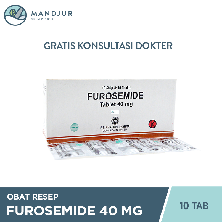 Jual Furosemide 40 Mg Strip 10 Tablet | Shopee Indonesia