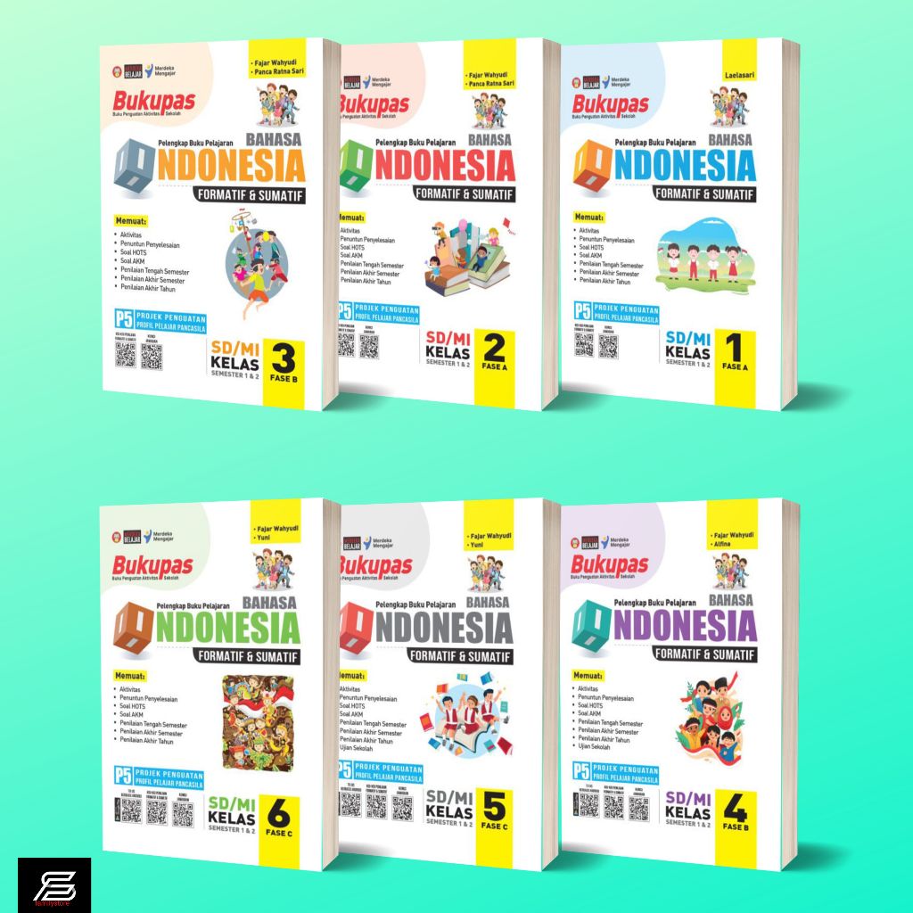 Jual Bukupas Bahasa Indonesia SD/MI Kelas 1/2/3/4/5/6 Ringkasan Materi dan Soal Ulangan ...