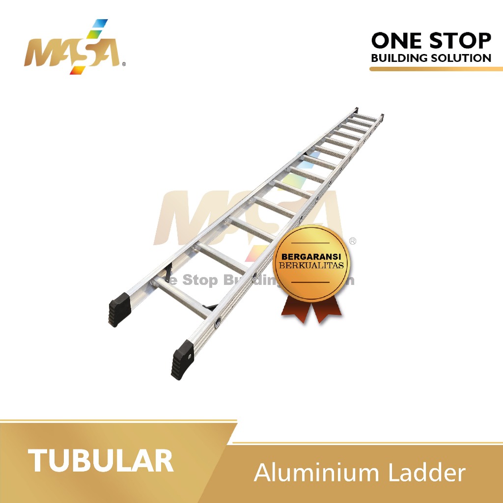 Jual ALUMINIUM LADDER PIPE 3M TANGGA LIPAT SCAFFOLDING STEGER MURAH ...