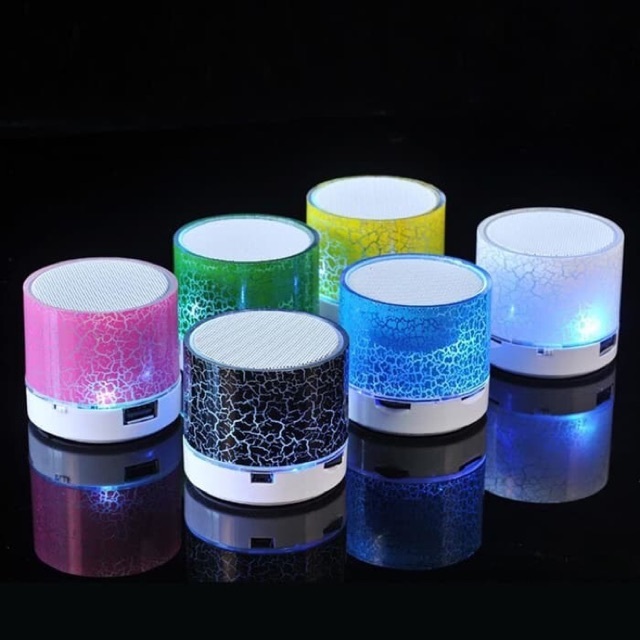 Jual Speaker Bluetooth S10 CRECK Effect Motif Retak Mini S-10 Lampu LED ...