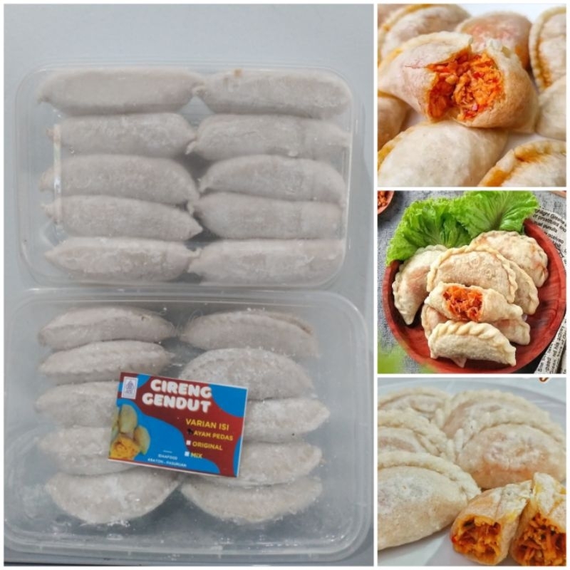 Jual Cireng Gendut Isi Ayam Suwir Pedas / Cireng Isi Ayam Pedas Frozen ...