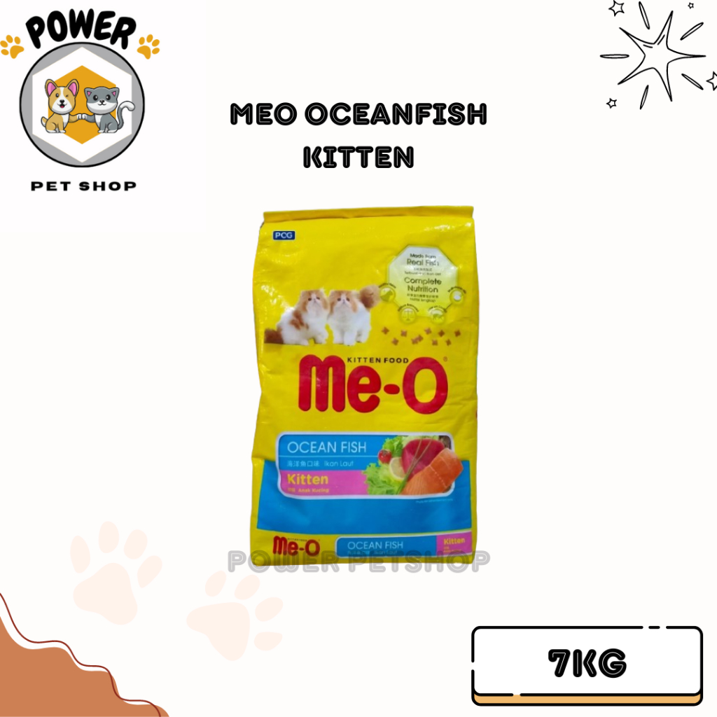 Jual Makanan Kucing - MEO DRYFOOD KITTEN OCEAN FISH 7KG | Shopee Indonesia
