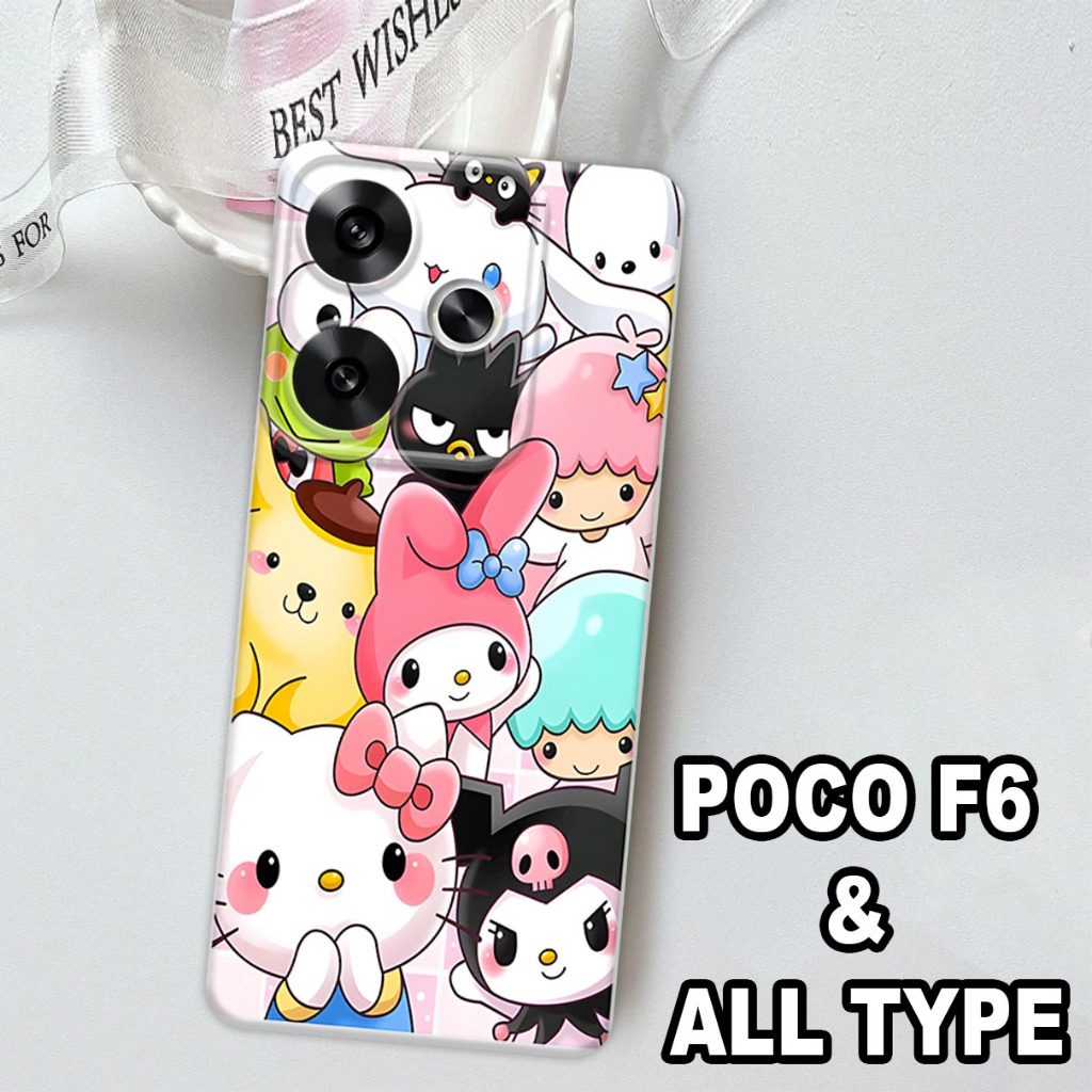 Jual (GC20) Softcase karet Hp XIAOMI POCO F6 Terbaru 2024 / Case Cewe ...