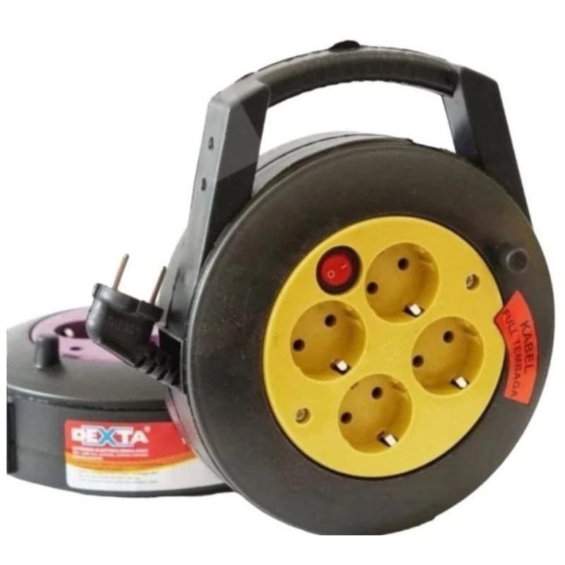 Jual Kabel Roll box 4 lubang / Cok sambung box 10M/15M + Switch ON OFF ...