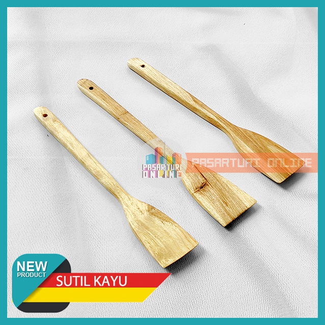 Jual SUTIL KAYU / Spatula Kayu / Sodet / Pengaduk Kayu | Shopee Indonesia