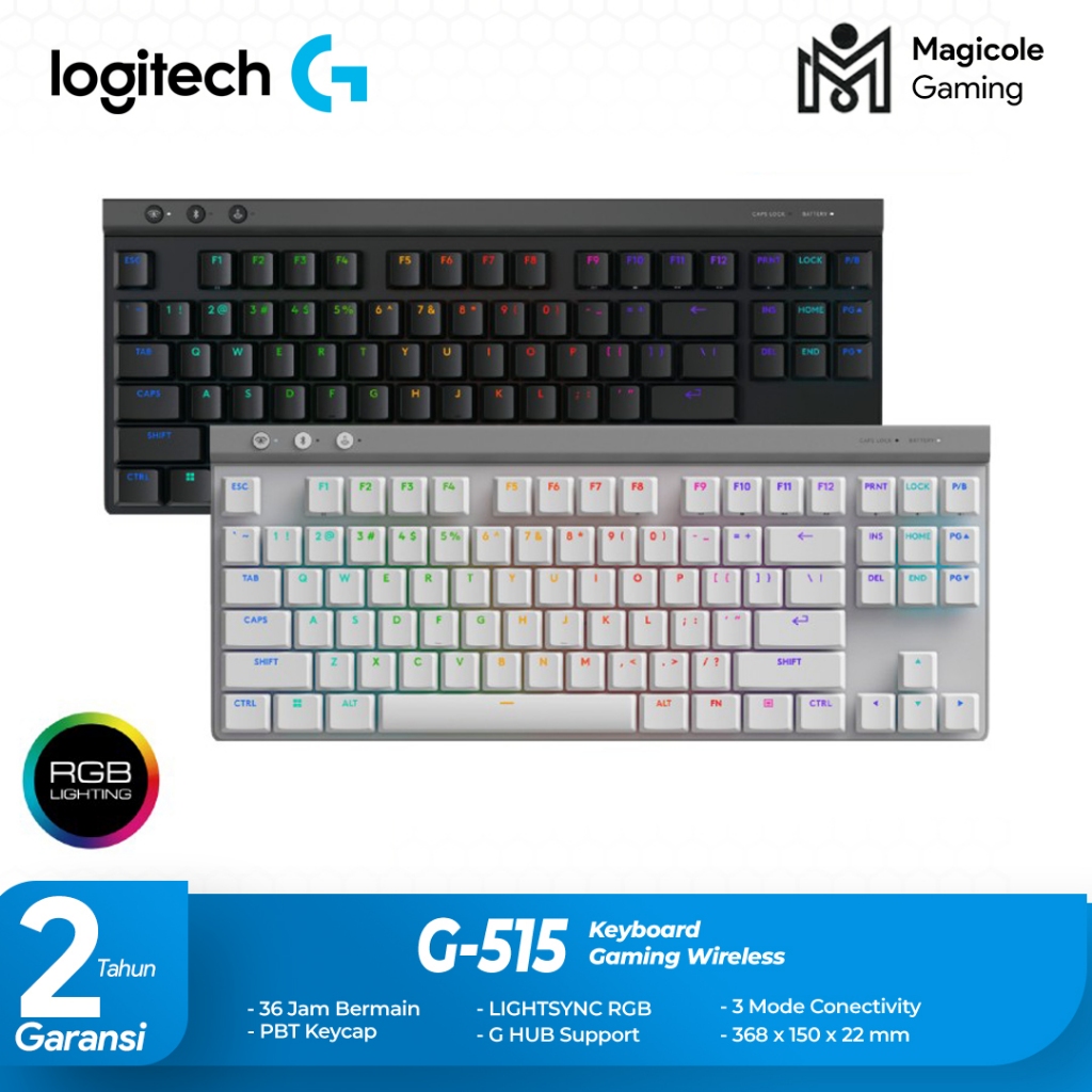 Jual Logitech G515 | G 515 Keyboard Gaming Wireless LIGHTSPEED TKL RGB ...