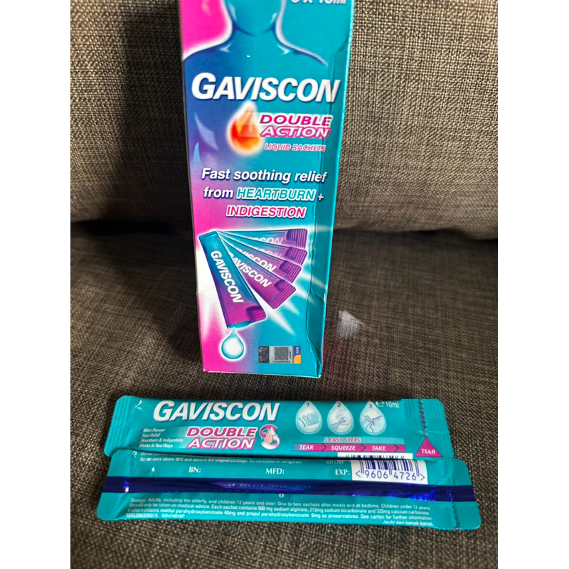 Jual Gaviscon Double Action Liquid Sachet | Shopee Indonesia