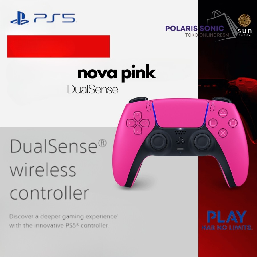 Jual Stik Stick JoyStick Analog PS5 DualSense Wireless Controller PS5 Nova Pink / Merah Muda ...