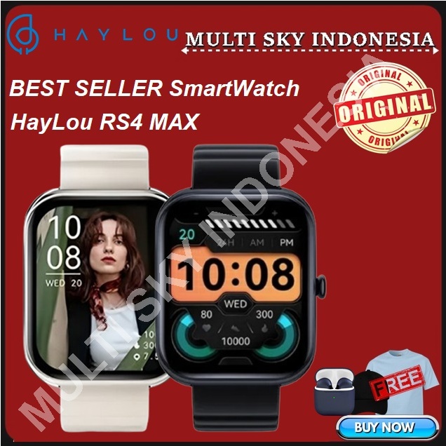 Jual Haylou RS4 Plus Smartwatch SpO2 AMOLED IP68 Sport Mode Watch ...