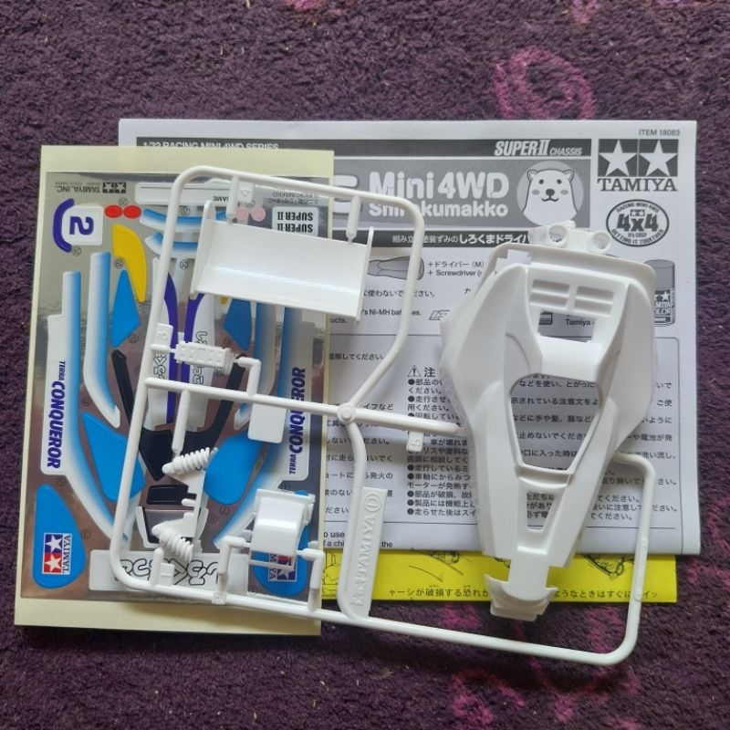 Jual BODY TAMIYA SHRIOKUMAKO + DECAL + PIGUR | Shopee Indonesia