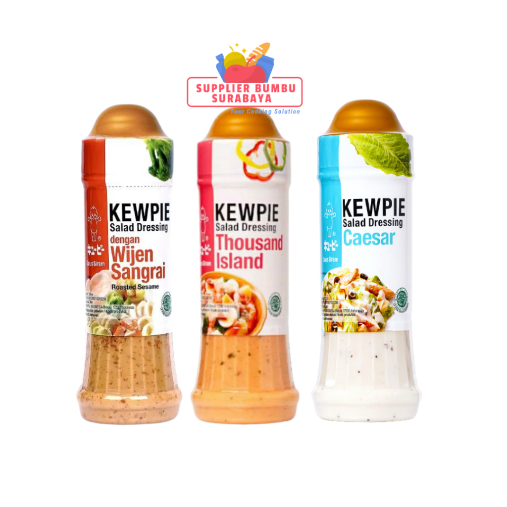 Jual Kewpie Salad Dressing Saus Siram 200 ml Wijen Sangrai Caesar Thousand Island | Shopee Indonesia