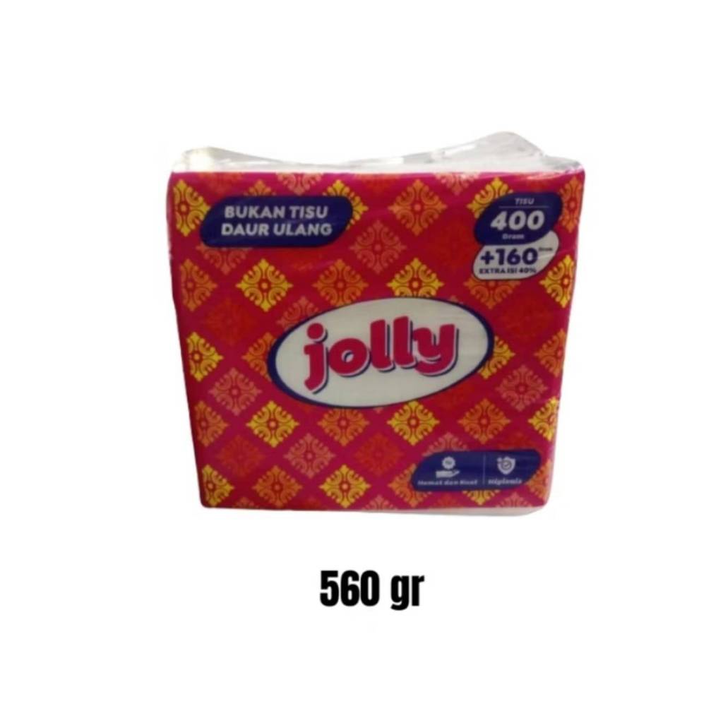 Jual Tisu Tissue Tisue JOLLY KILOAN 560 gram 2ply PROMO !!! | Shopee ...