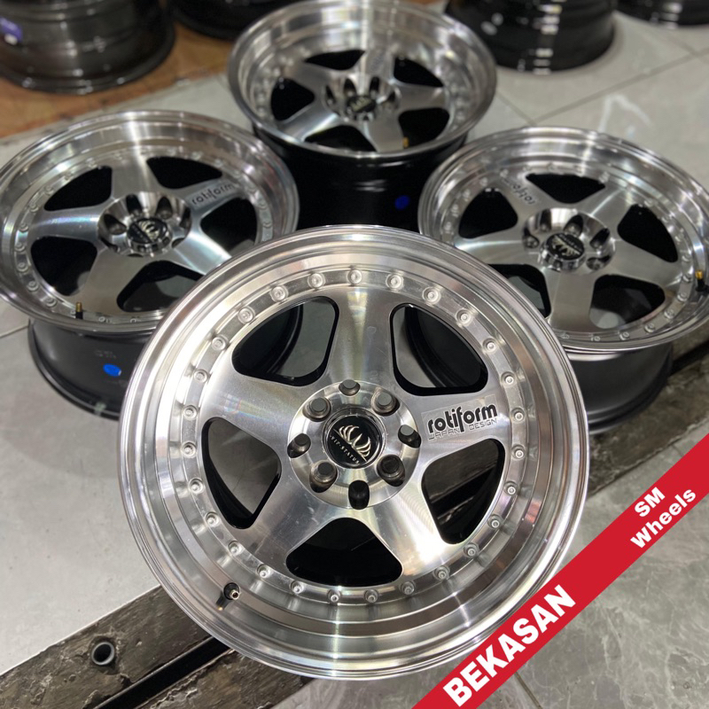Jual Bekasan r16 Rotiform ROC. sumber mulya wheels | Shopee Indonesia