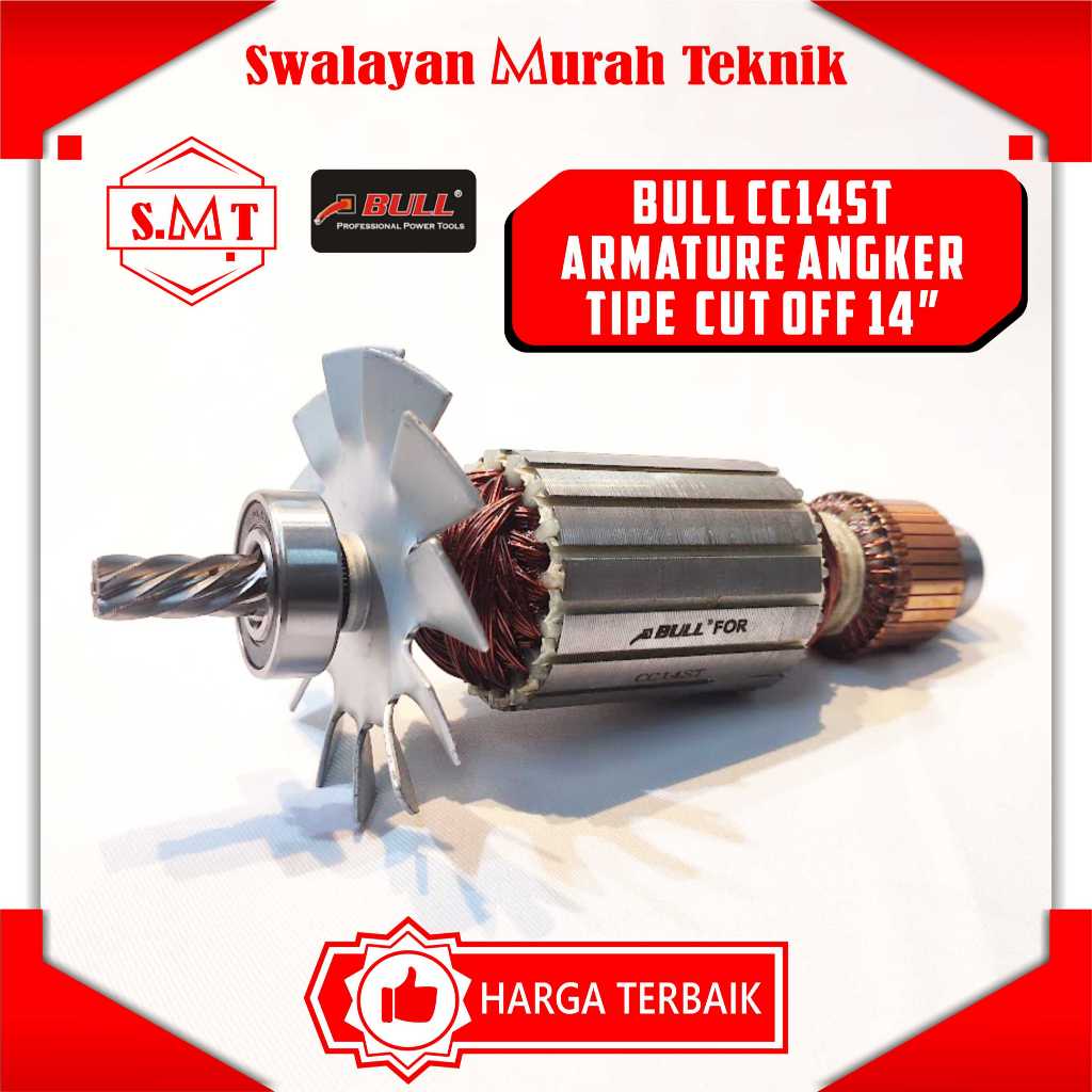 Jual BULL CC14ST armatur rotor angkur angker mesin potong besi cut off ...