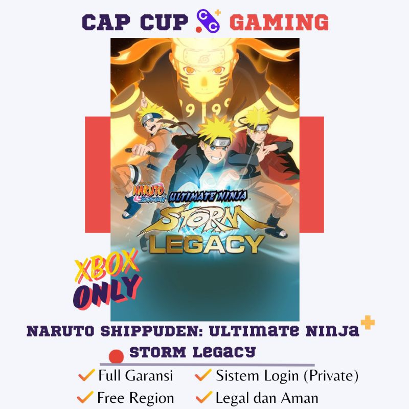 Jual [Cap Cup Store] (Xbox Game) NARUTO SHIPPUDEN: Ultimate Ninja STORM Legacy (Include Ninja ...