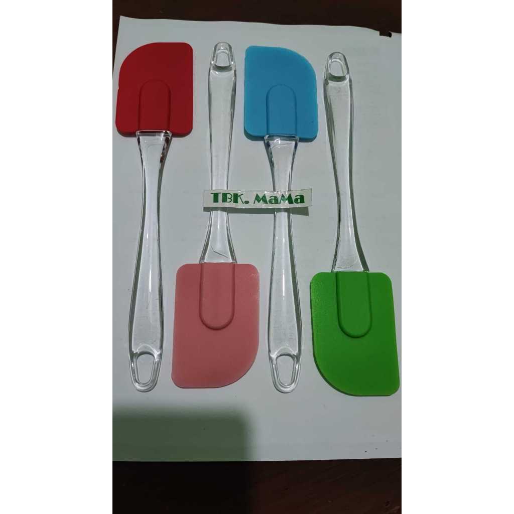 Jual SPATULA SILICONE GAGANG KRISTAL UKURAN BESAR | Shopee Indonesia