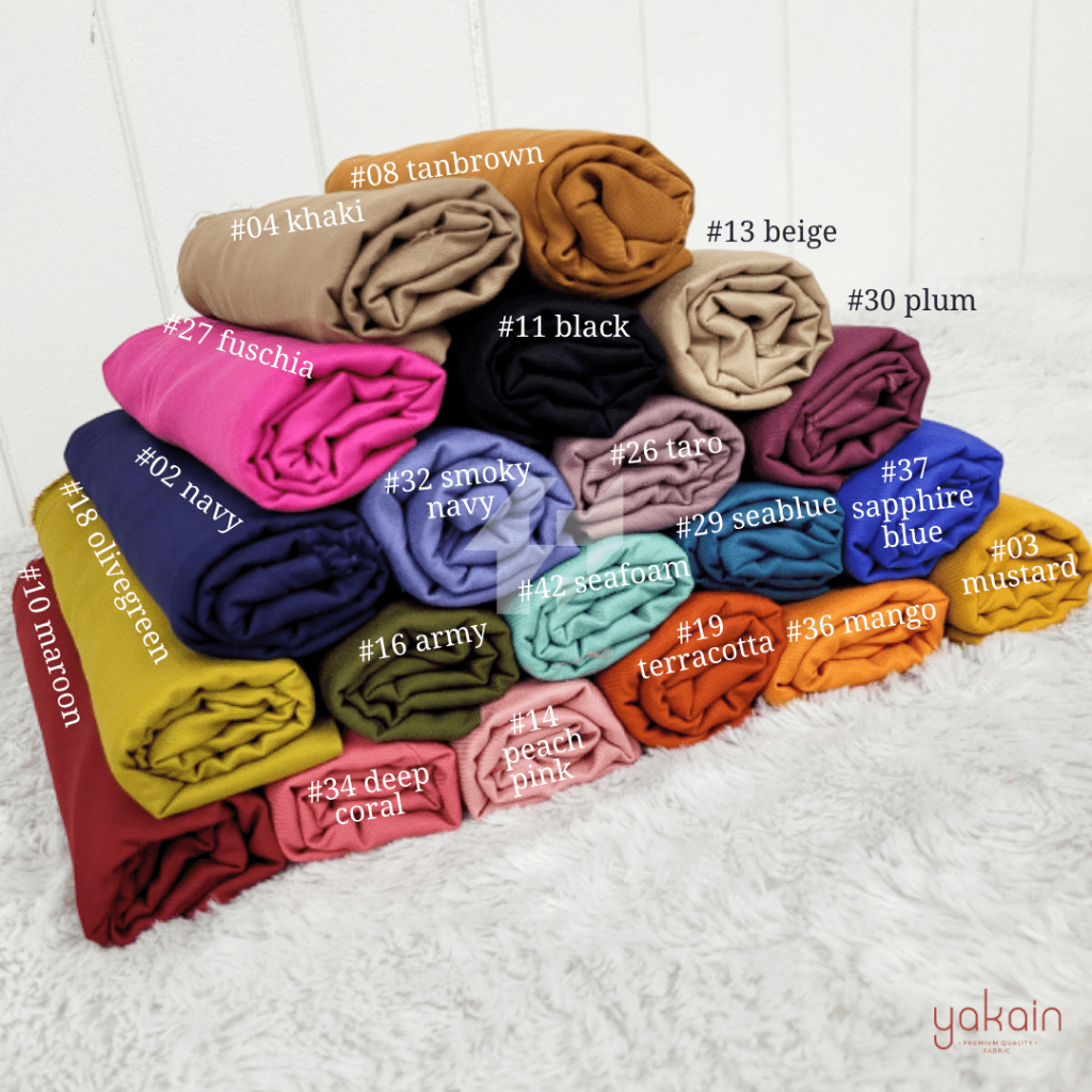 Jual Kain Rayon Twill Premium FAMAS (100% Rayon) - Roll | Shopee Indonesia