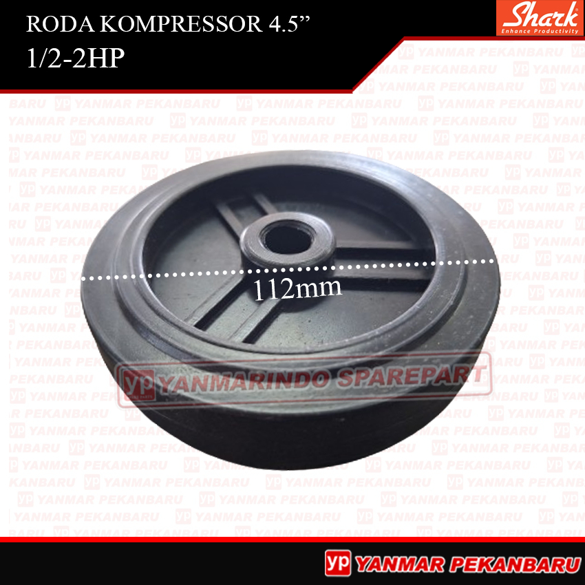 Jual 1/2HP 2HP Roda Tangki Kompresor Angin 4,5 Inch Tank Wheel ...