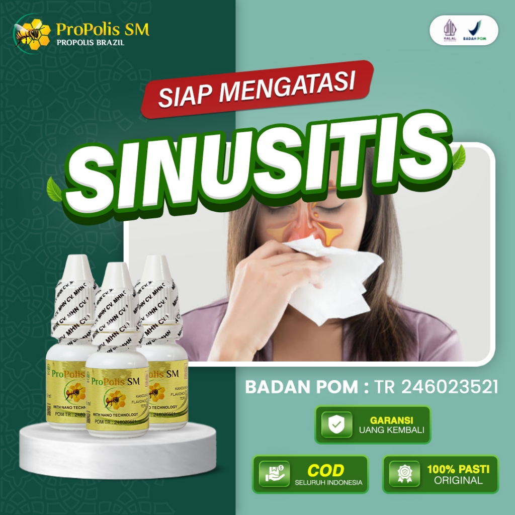Jual Obat Sinusitis Polip Hidung Rhinitis Alergi Sinus Hidung Berlendir Meler Flu Menahun ...