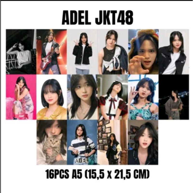 Jual Poster dinding member JKT 48 Adel free sticker | Shopee Indonesia