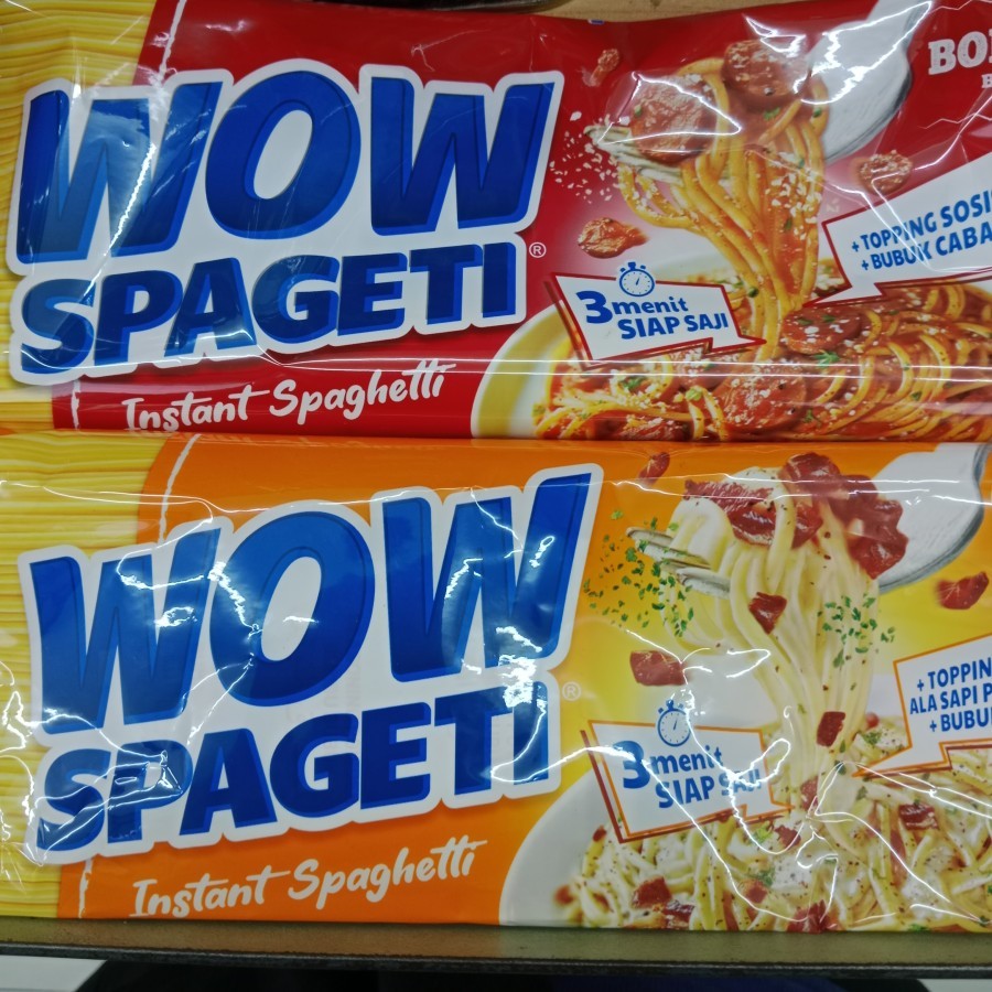 Jual WOW SPAGETI INSTANT ALL VARIAN | Shopee Indonesia