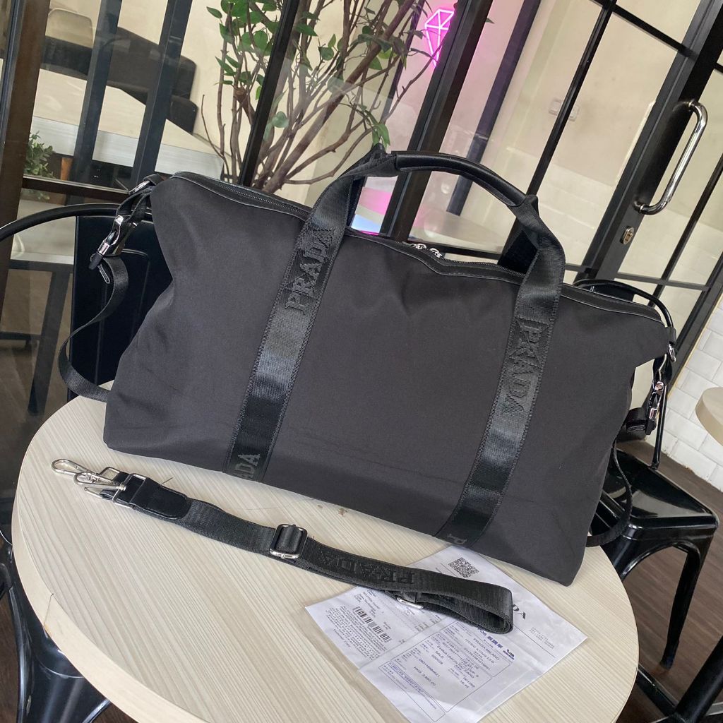 Jual TRAVELBAG PRA ADA NYLON BLACK ONLY | Shopee Indonesia