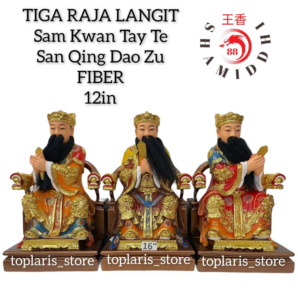 Jual Patung Dewa Tiga Raja Langit 16in Fiber TPO | Shopee Indonesia