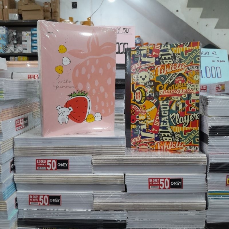 Jual BUKU TULIS BOXY OKEY 50 LEMBAR 1 PACK ISI 10 BUKU CAMPUS | Shopee ...