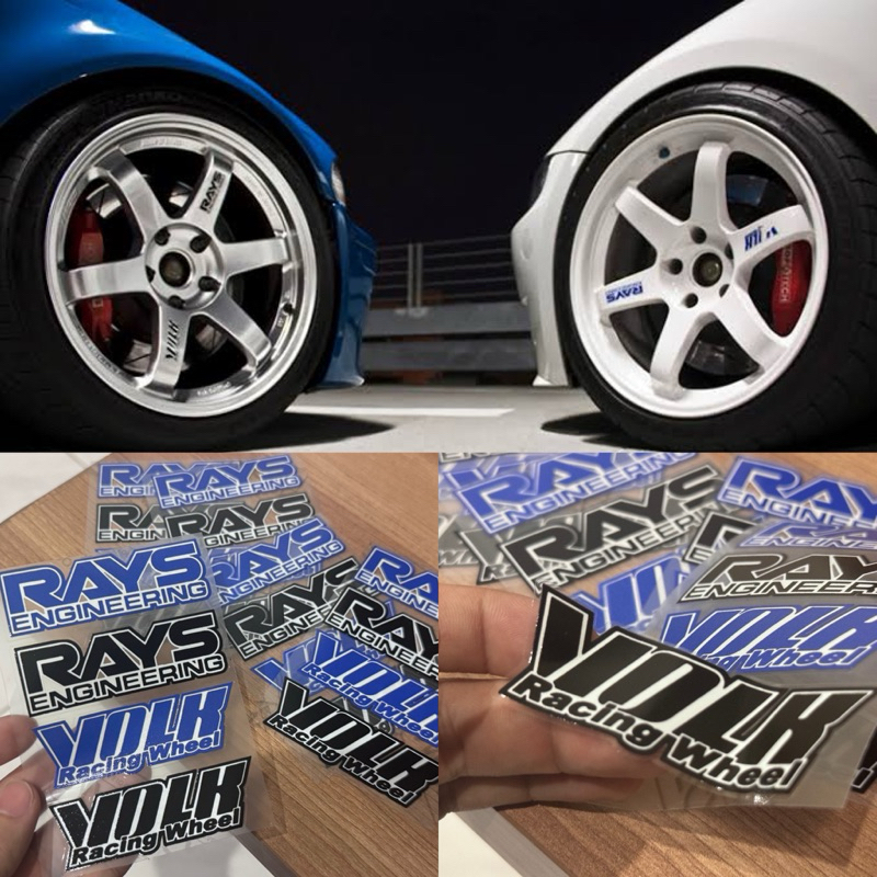 Jual Sticker VOLK RAYS velg TE37 Copy Original | Shopee Indonesia