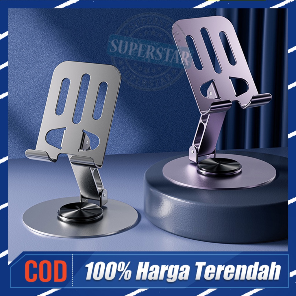 Jual Holder HP Besi Metal Rotasi 360 Derajat Besi Phone Stand | Shopee ...