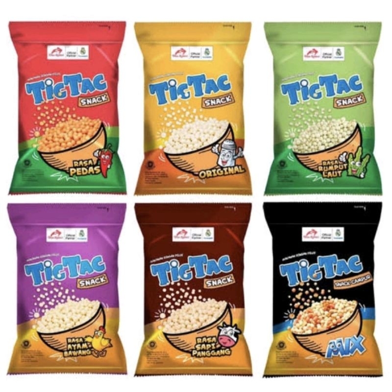 Jual Pilus Tic Tac Snack Rasa Original, Mix, Ayam Bawang, Sapi Panggang ...