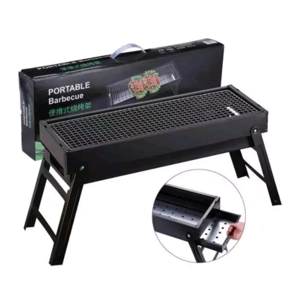 Jual MB 281 PEMANGGANG PORTABLE BBQ IMPORT GRILL LIPAT MULTIFUNGSI ALAT ...