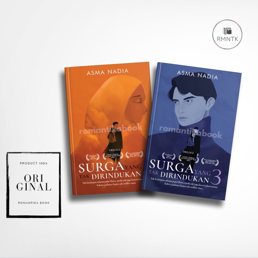 Jual Paket Novel Surga yang Tak Dirindukan 1 & 3 - Asma Nadia - REPUBLIKA | Shopee Indonesia