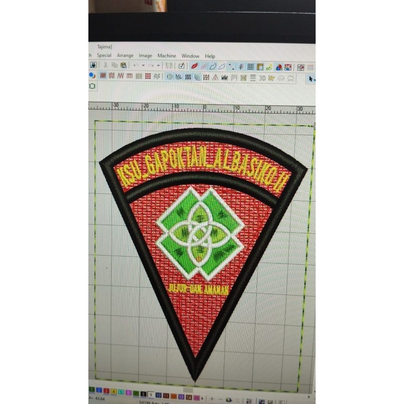 Jual logo custom Bordir timbul 3D | Shopee Indonesia