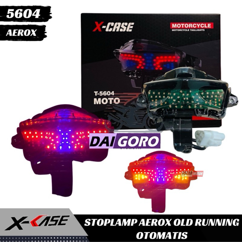 Jual Lampu Stop Aerox Old Coloseum 10 Mode Otomatis Lampu Rem Belakang ...