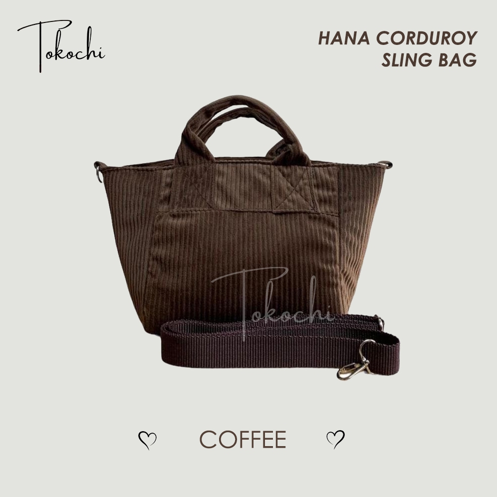 Jual Hana Corduroy Sling Bag - Tokochi | Shopee Indonesia