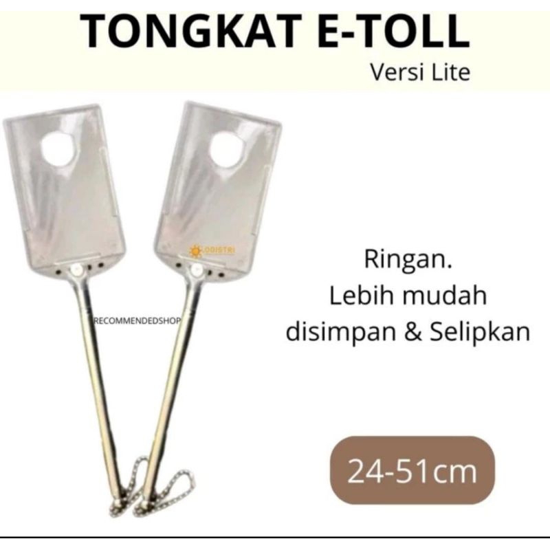 Jual Tongkat Toll Lite Tongkat Toll Telescopic Tempat kartu Toll mini ...