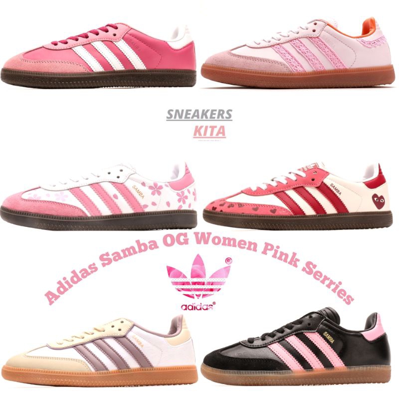 Jual Sepatu Adidas Samba OG Women Pink Serries BNIB 100% Authentic ...
