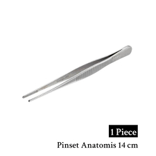Jual PINSET ANATOMI 14 CM / PINSET ANATOMIS / THUMB DRESSING FORCEPS 14 ...