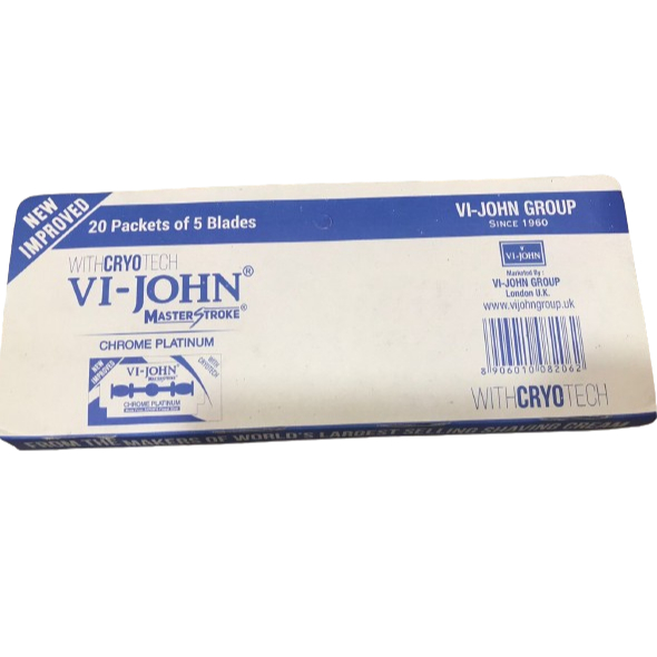 Jual SILET VI-JOHN MASTER STOKE 20 Packets of 5 Blades. | Shopee Indonesia