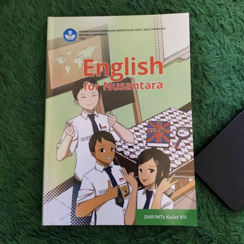 Jual ORIGINAL BUKU BAHASA INGGRIS ENGLISH FOR NUSANTARA KELAS 7 SMP/MTS KURIKULUM MERDEKA ...