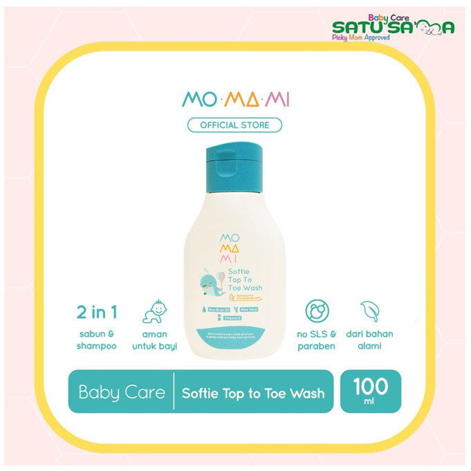 Jual MOMAMI SOFTIE TOP TO TOE WASH | Shopee Indonesia