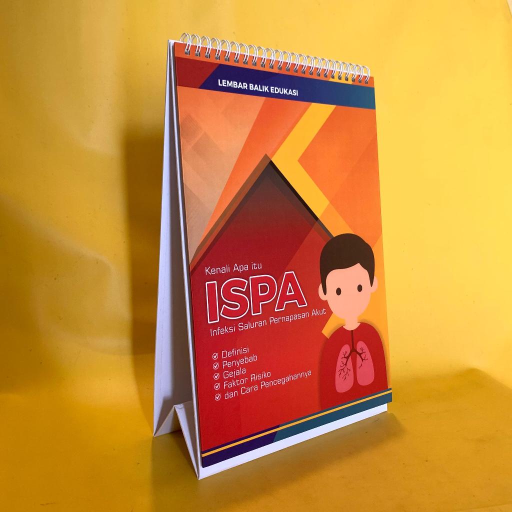 Jual Buku Lembar Balik ISPA | Penyakit Infeksi Saluran Pernafasan Akut | Media Edukasi Kesehatan ...