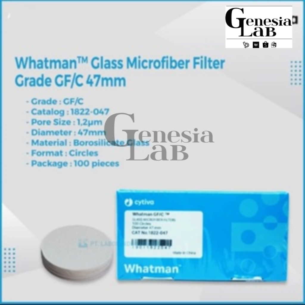 Jual Filter Paper I Kertas Saring Grade GF/C,47 mm Whatman Cytiva Cat ...