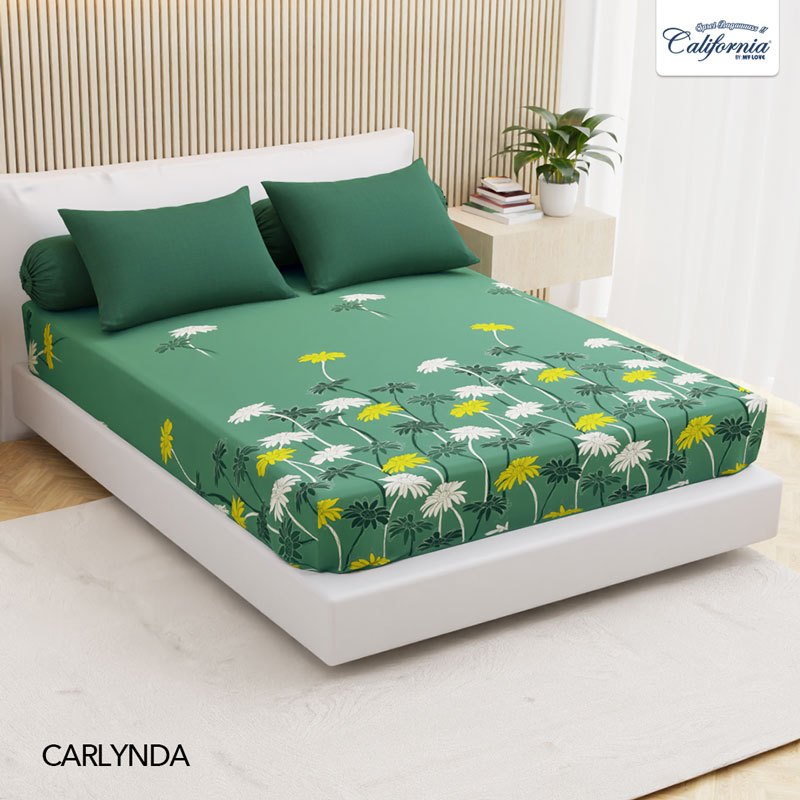 Jual CALIFORNIA Sprei Fitted Carlynda | Shopee Indonesia