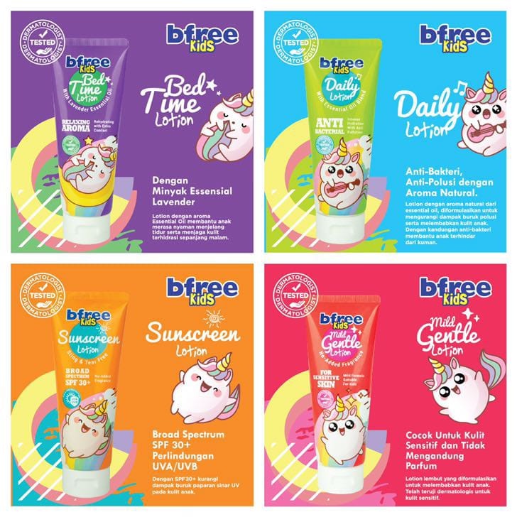 Jual Bfree Sunscreen Lotion / Bfree Kids Sunscreen / Bfree Kids Lotion ...